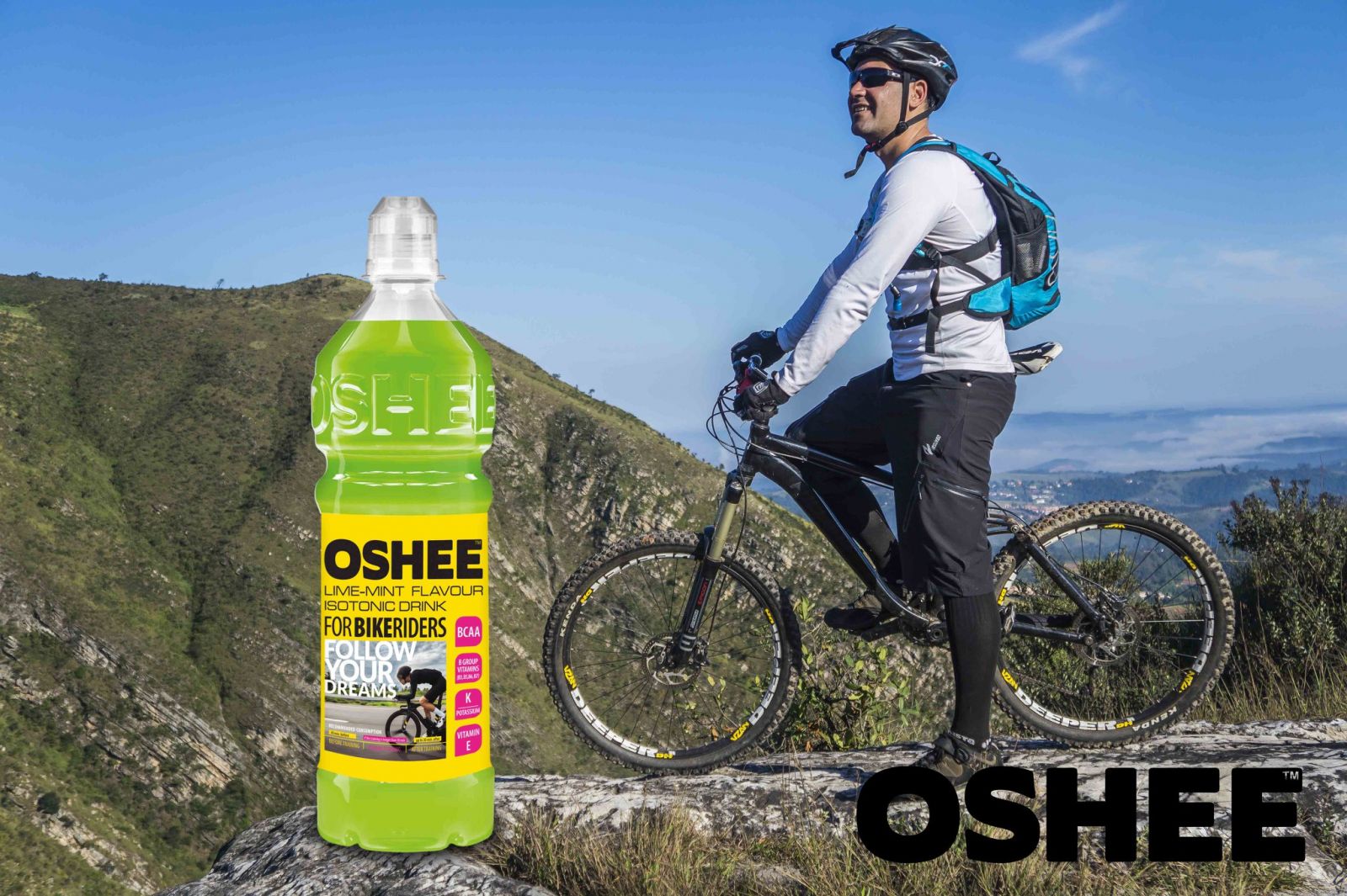 OSHEE Isotonic Drink 750 ml, izotonický nesycený nápoj s vitaminem B ...