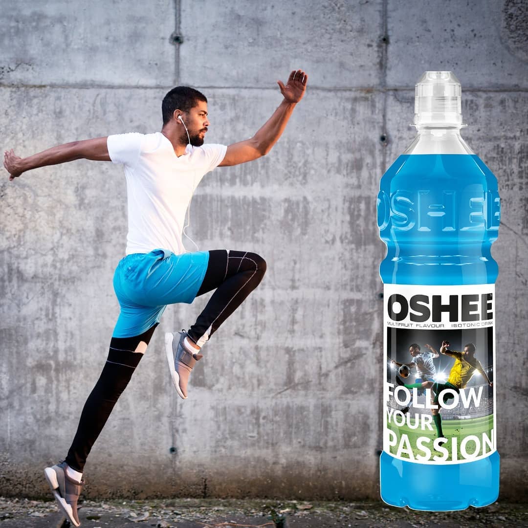 OSHEE Isotonic Drink 750 ml, izotonický nesycený nápoj s vitaminem B ...